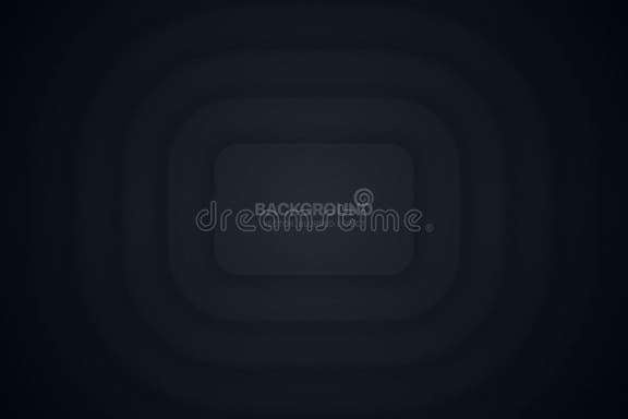 Morph Material Design Dark Rounded Rectangles 3D Vector Abstract ...