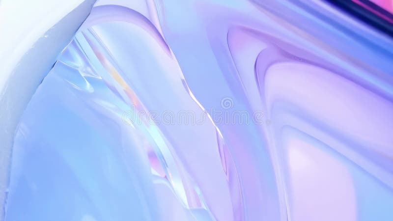 Morphing Abstract Glass Shapes in Pastel Colors Stock Video - Video of ...