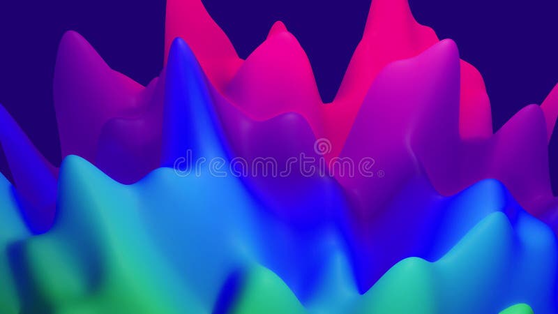 Magical Melting Wax Waves: Hypnotic Animation of Multi-colored Wax ...