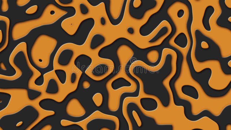 Morphing of a Shape Similar To a Liquid Layered Topographic Map ...