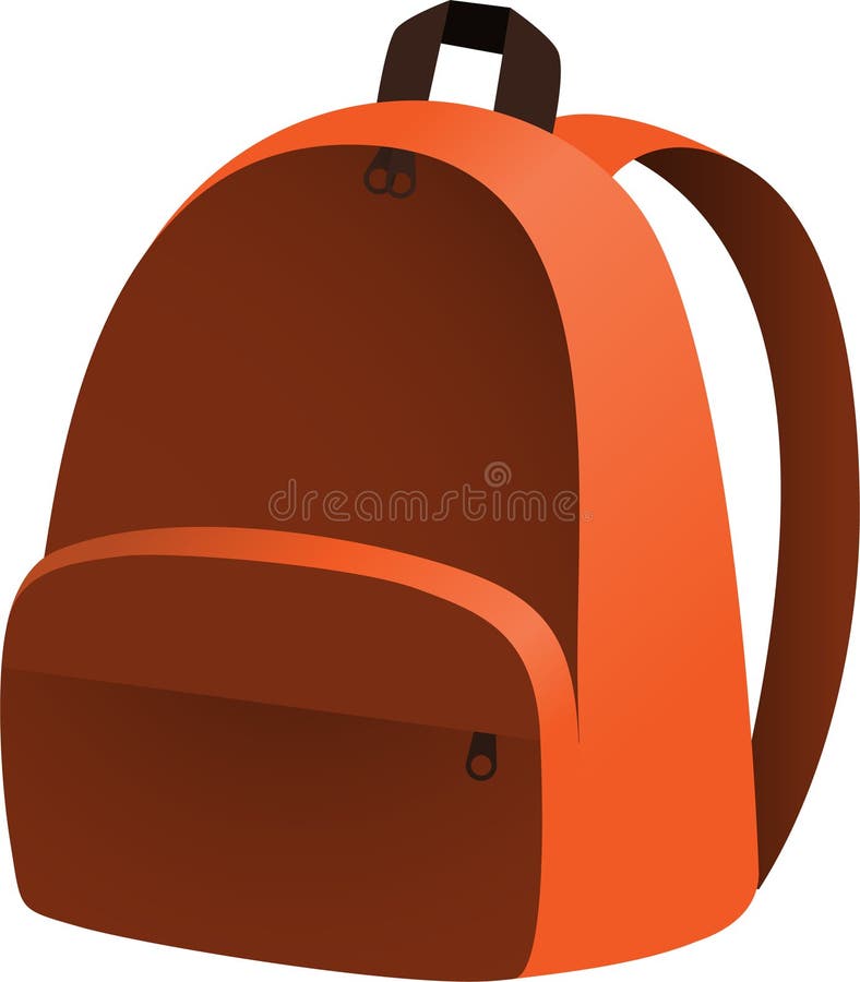 Morral anaranjado ilustración del vector. Ilustración de nadie - 10487175