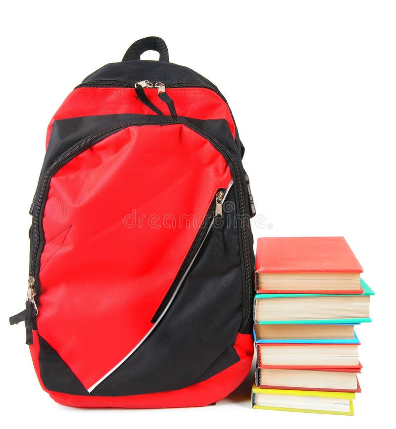 Morral Y Libros De La Escuela Foto de archivo - Imagen de grupo, equipo ...