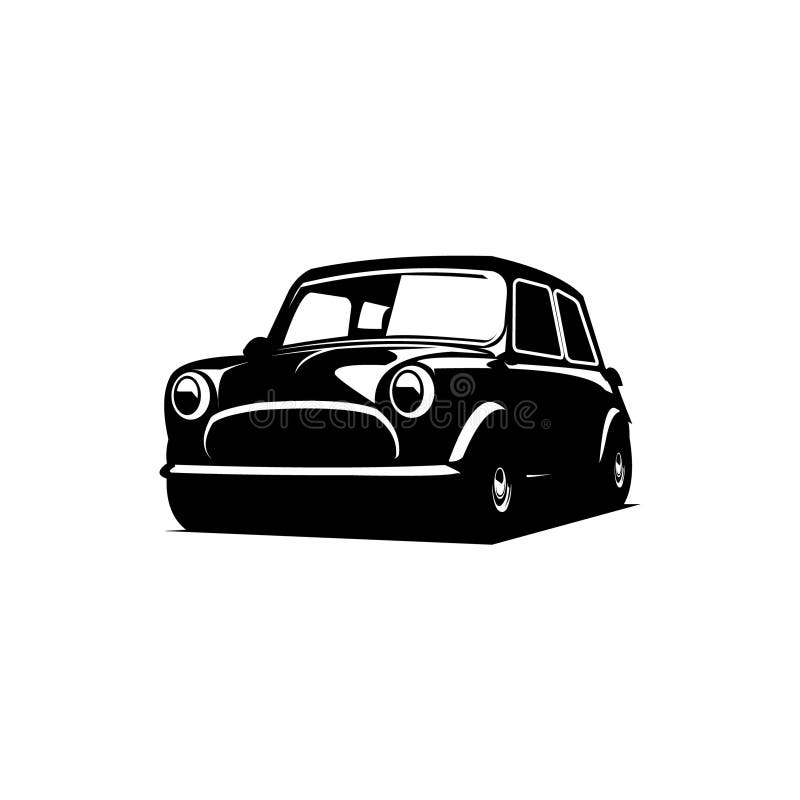 Morris Car. Front View with Style, Legend Car Vector Design. Isolated ...