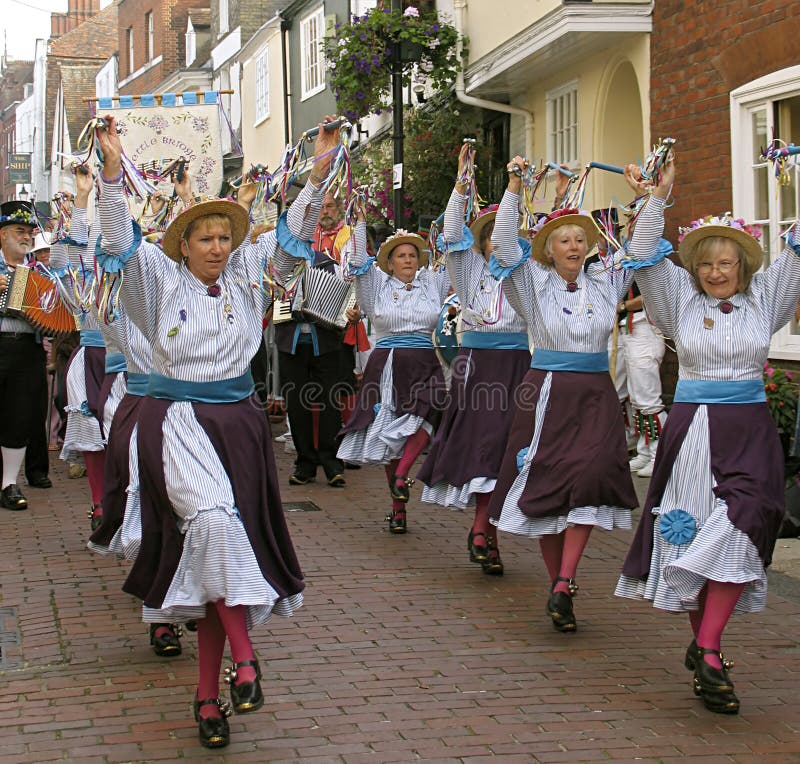 Morris dancers (7) editorial stock photo. Image of ribbon - 4475008
