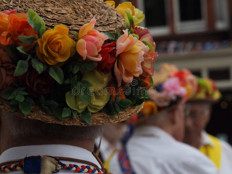 Morris Dancers stock photo. Image of folk, hats, flowers - 42501522