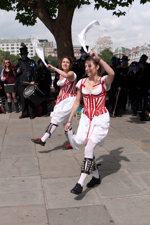 Morris Dancers Perform at the Southbank Editorial Stock Photo - Image ...