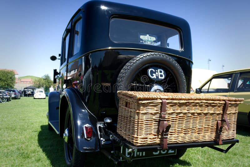 Rear View of 1934 Morris Minor 8 Editorial Image - Image of view ...