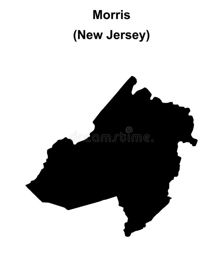 Morris outline map stock vector. Illustration of empty - 361726939