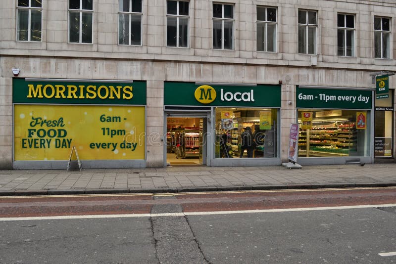 Morrisons Store Central London Editorial Stock Photo - Image of ...