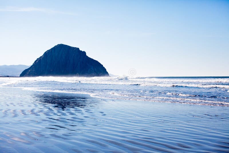 Morro Bay stock image. Image of beach, water, coast, tropical - 17881747