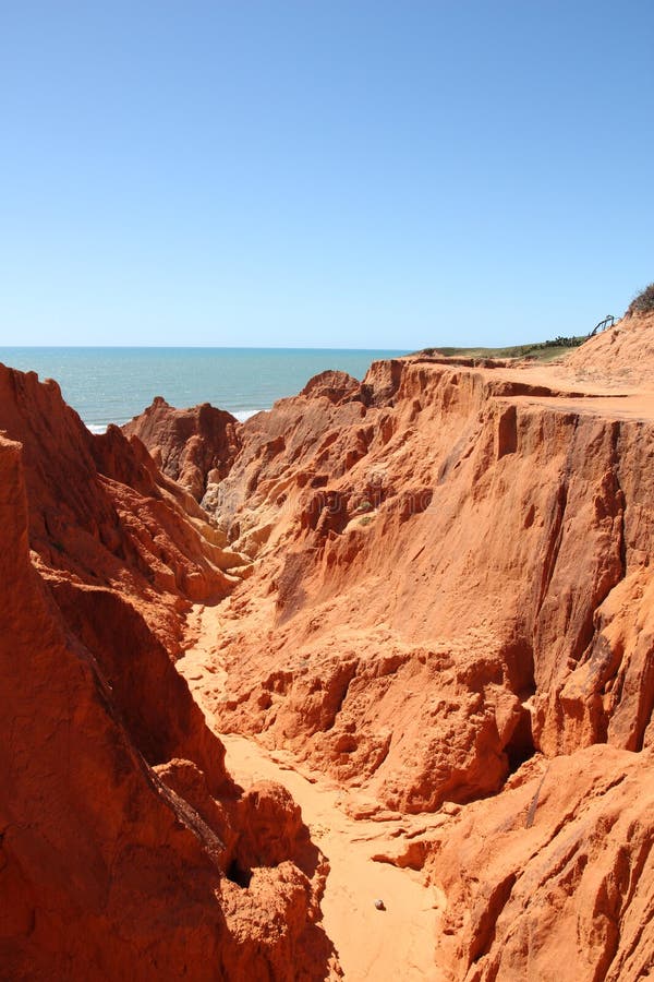Morro Branco, Brazil stock image. Image of brazilian - 15438023