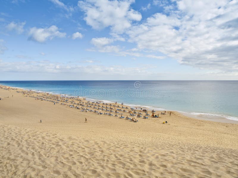 Morro Jable at night stock image. Image of evening, dusk - 14488987
