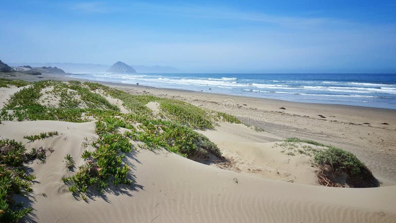 Morro rock stock photo. Image of morro, beach, sand, wave - 71302286