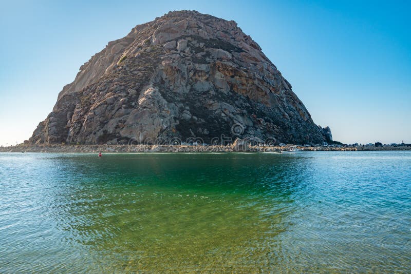 Morro Rock on the Beach, Sunny Day at Morro Bay State Park, California ...