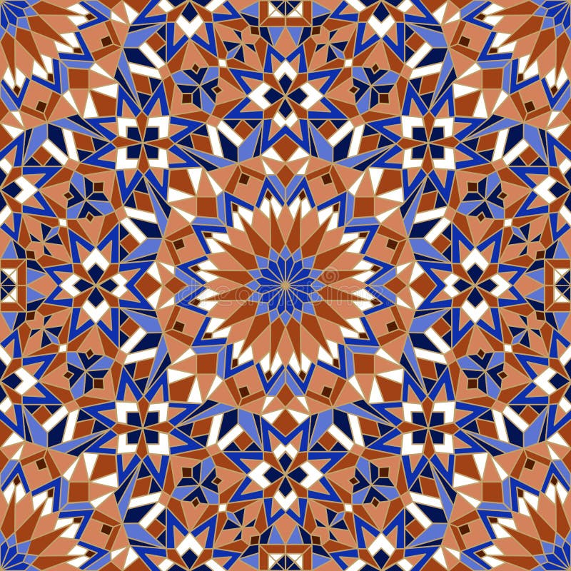 Morrocan pattern stock vector. Illustration of arabic - 119309389