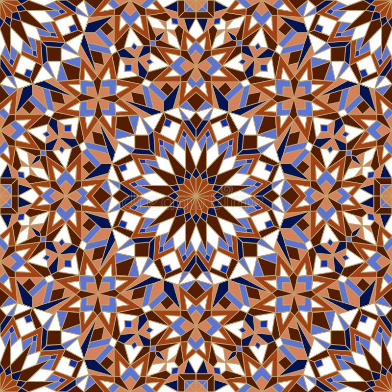 Morrocan pattern stock vector. Illustration of decoration - 166198357