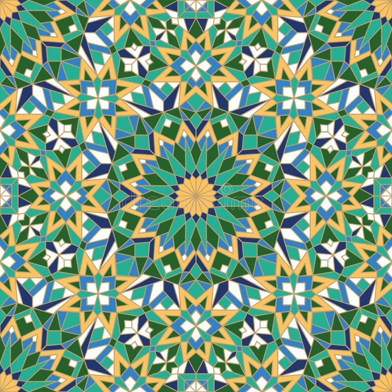 Morrocan pattern stock vector. Illustration of geometric - 170632445