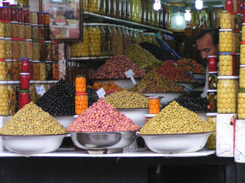 Morrocan Spices and fruits editorial photography. Image of destination ...