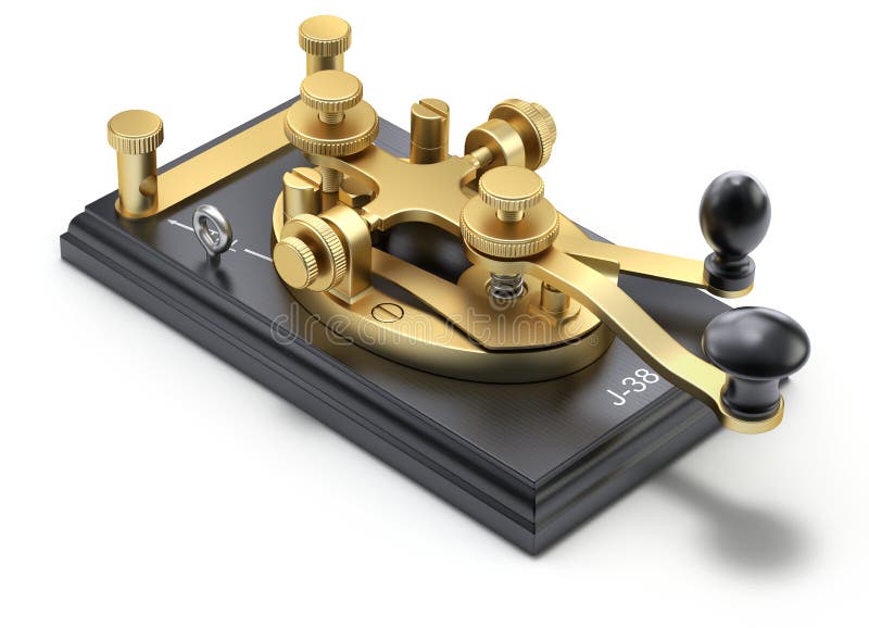 Morse Code Telegraphy Device Stock Illustrations – 18 Morse Code ...