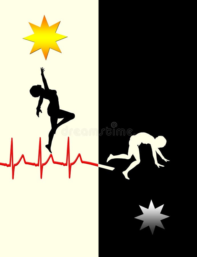 Mort subite illustration stock. Illustration du surcharge - 45988853