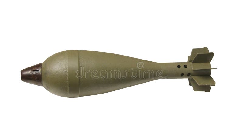 Mortar Bomb Artillery Shell. Stock Image - Image of shell, weapon: 77362849