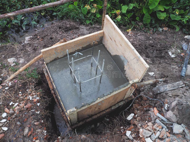 The Mortar Casting Base Building. Stock Photo - Image of outdoor ...