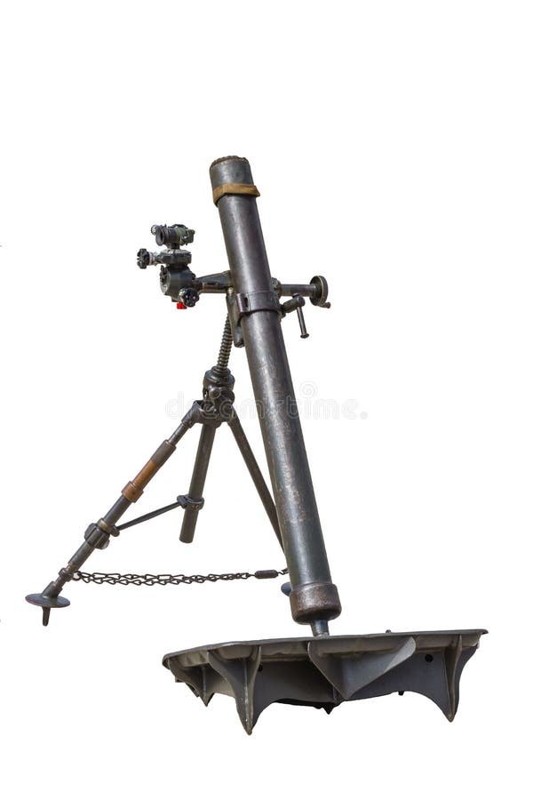 Mortar gun stock photo. Image of weapon, isolated, historic - 84506866