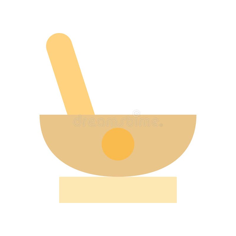 Mortar Icon. Flat Illustration of Mortar Vector Icon for Web Stock ...
