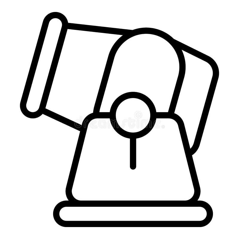 Mortar Mixer Icon Outline Vector. Project Mason Stock Illustration ...