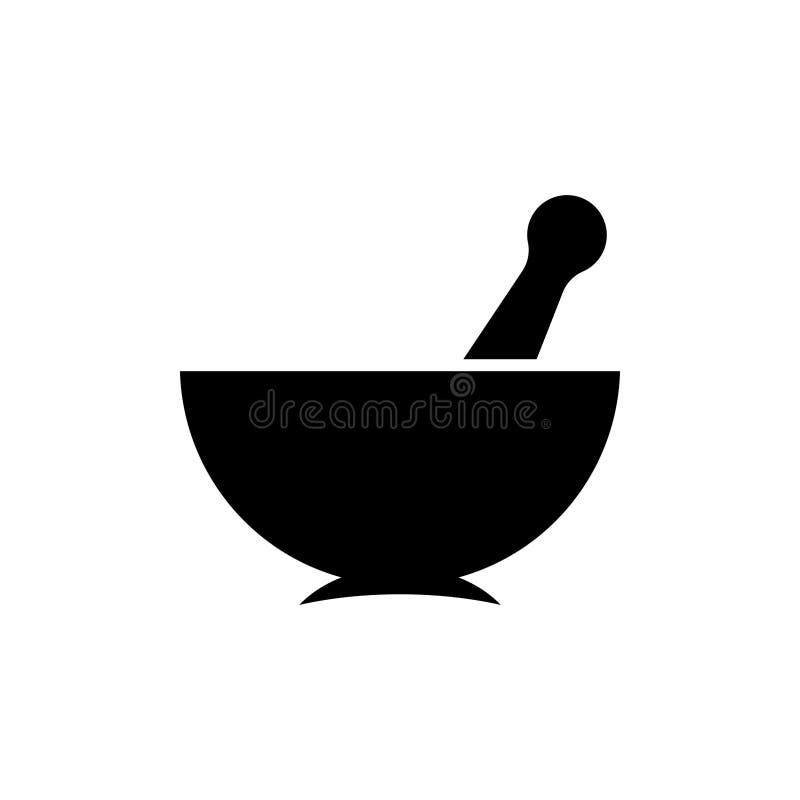 Mortar and Pestle Icon Vector Design Templates Stock Vector ...