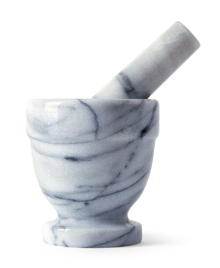 Mortar and Pestle Side View Stock Image - Image of utensil, pestle ...