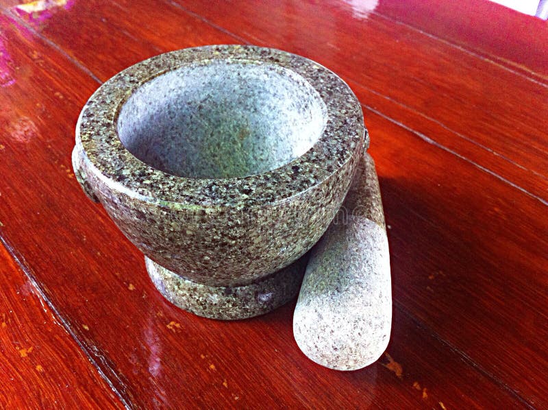 Mortar stock photo. Image of stone, kitchen, thai, cookware - 45372774