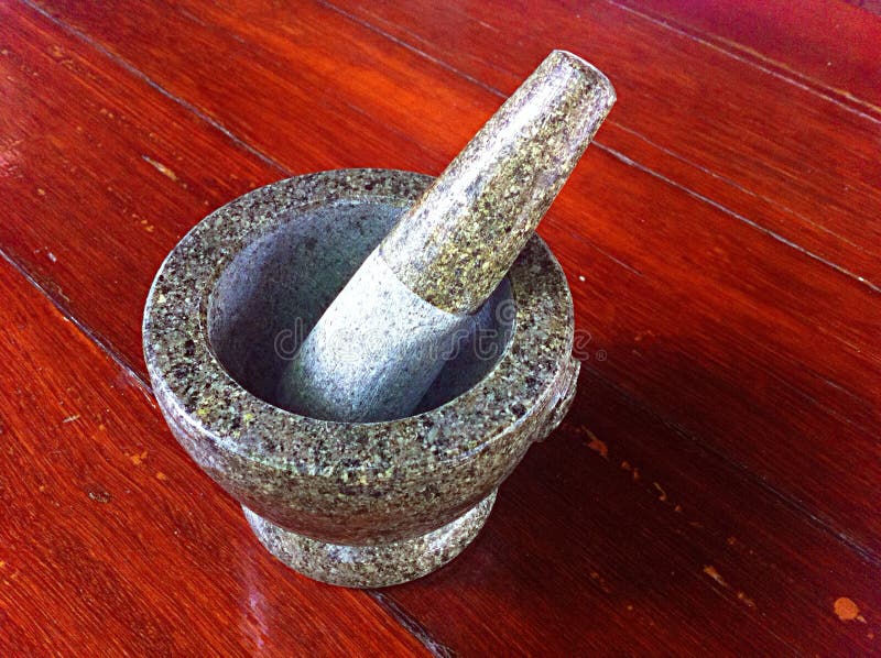 Mortar stock image. Image of cookware, rock, kitchen - 45372809