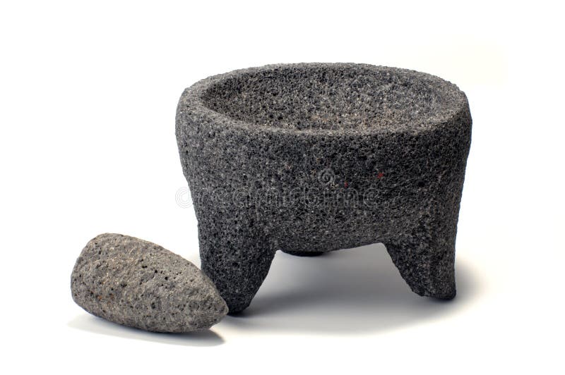 Metate, Utensilio De Piedra Mexicano Foto de archivo - Imagen de cocina ...