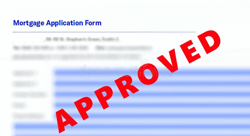 Mortgage application stock illustration. Illustration of application ...