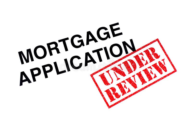 Mortgage Application Under Review Stock Image - Image of borrowing ...