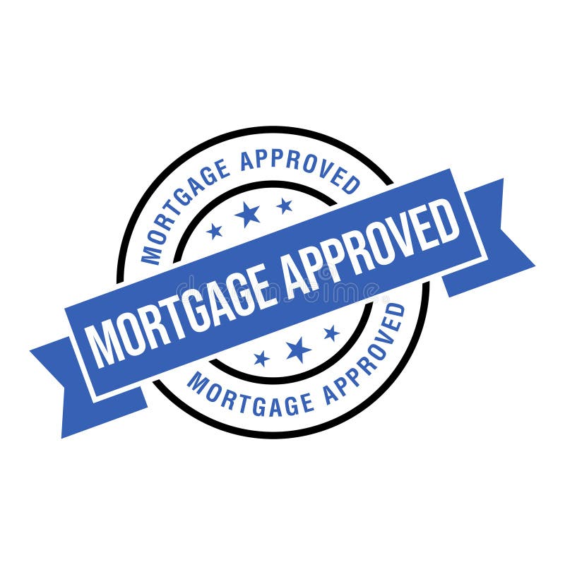 Mortgage Approved Letter Rubber Stamp Template Stock Vector ...