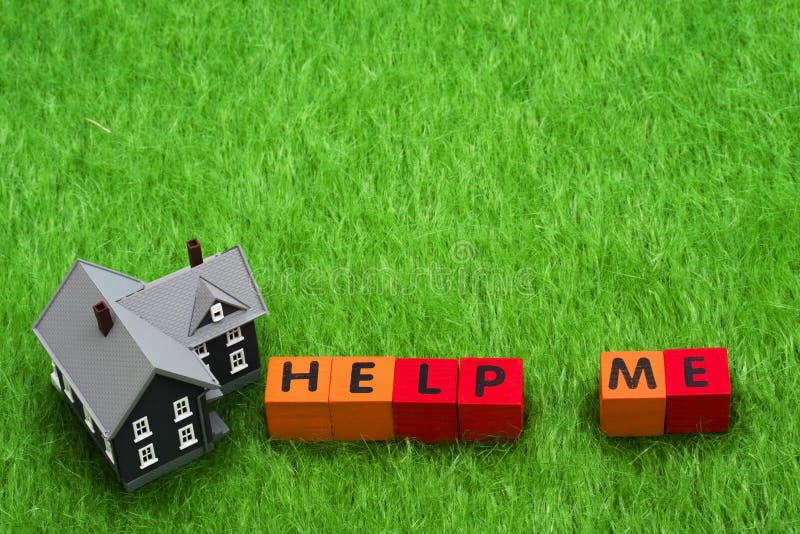 Mortgage Help stock photo. Image of grass, real, letters - 5513996