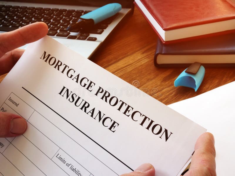 Mortgage Protection Insurance MPI Application Form Stock Photo - Image ...