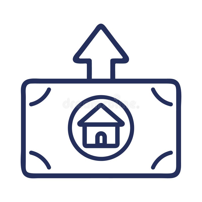 Mortgage Rate Overview Icon Stock Vector - Illustration of market, rate ...