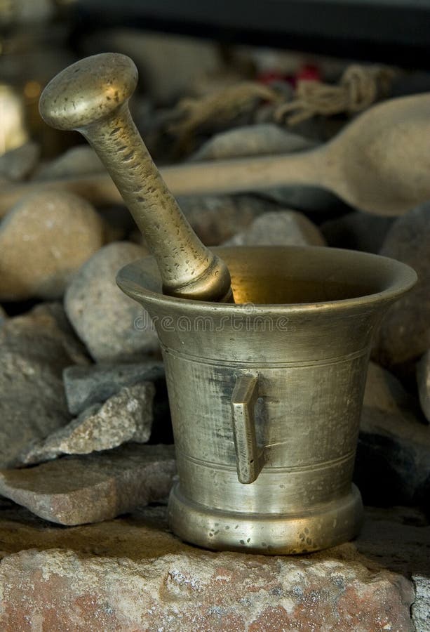 Mortier 1 stock foto. Image of bescheiden, compliceer, koken - 845386