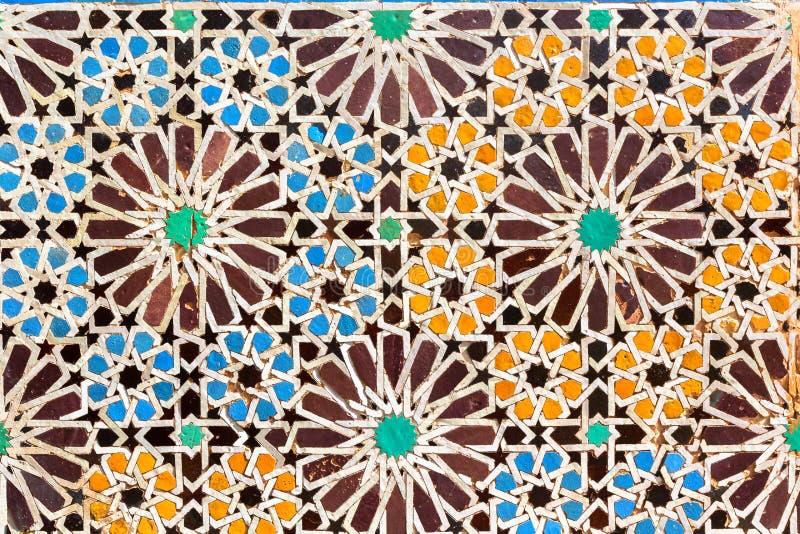 Mosaïque marocaine photo stock. Image of coloré, intérieur - 35237000
