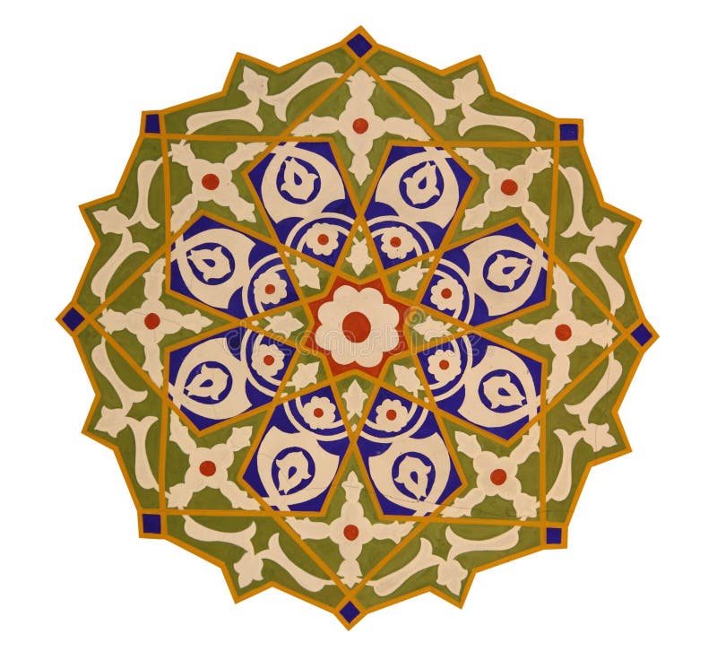 Mosaïque orientale colorée photo stock. Image du tuiles - 29081348