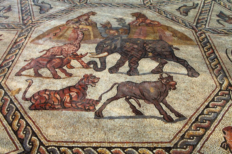 Mosaïque romaine image stock. Image of beau, chrétien - 10224063