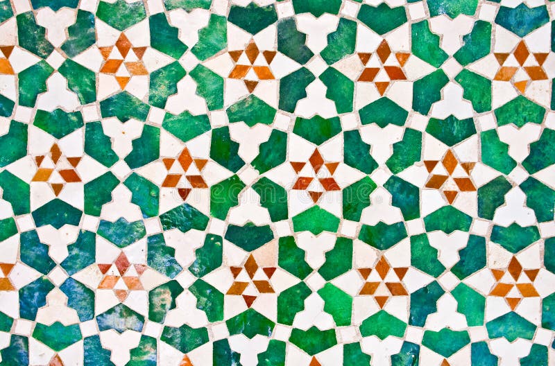 Arabesque Mosaic Pattern stock photo. Image of circular - 31045358