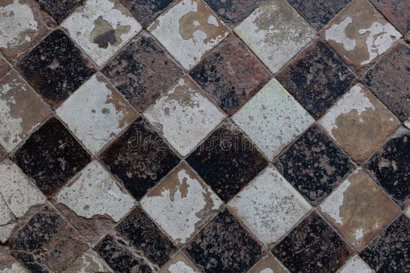 Mosaic, Abstract, Diamond-pattern Floor Tiles Stock Photo - Image of ...
