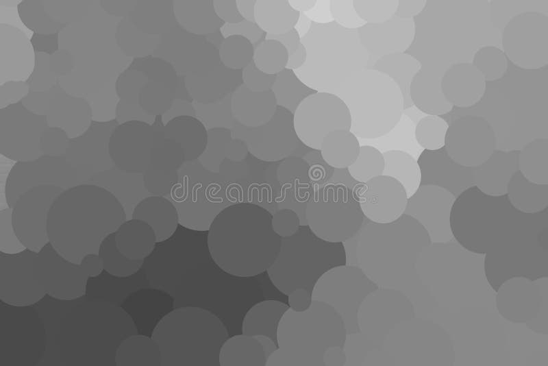 Abstract Grey Background Made of Circles Stock Illustration ...