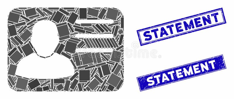Account Card Mosaic and Scratched Rectangle Statement Seals Stock ... Account Card Mosaic and Scratched Rectangle Statement Seals Stock ...