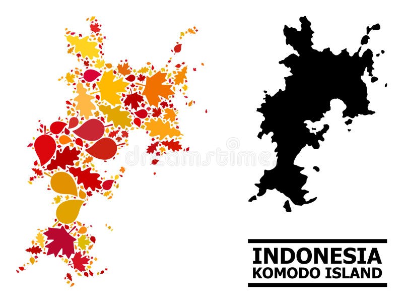 Komodo Dragon Island Map