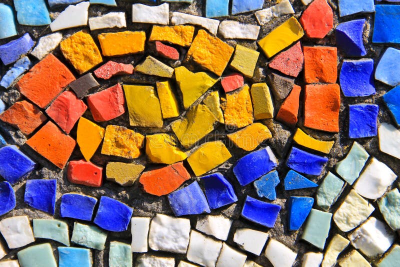 Mosaic Background. Colorful Ceramic Tile Pattern Stock Image - Image of ...